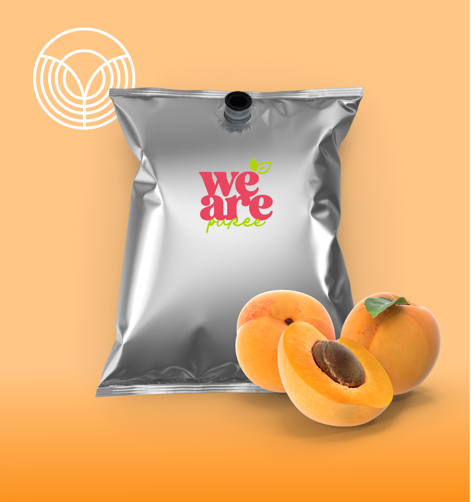 44 lb Peach Puree Bag – We Are Puree